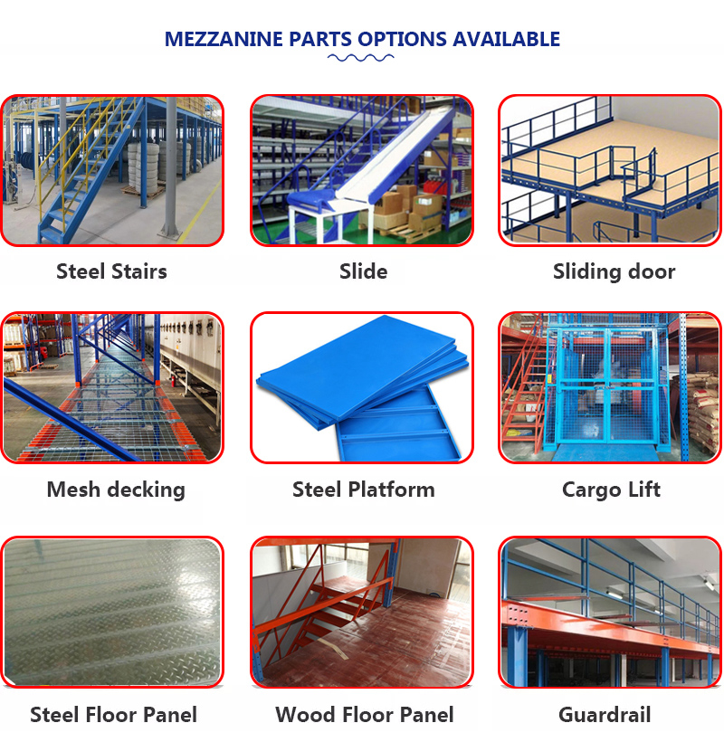 Buy Hveavy Duty Steel Mezzanine Floor Steel Grating Mezzanine Floor ...