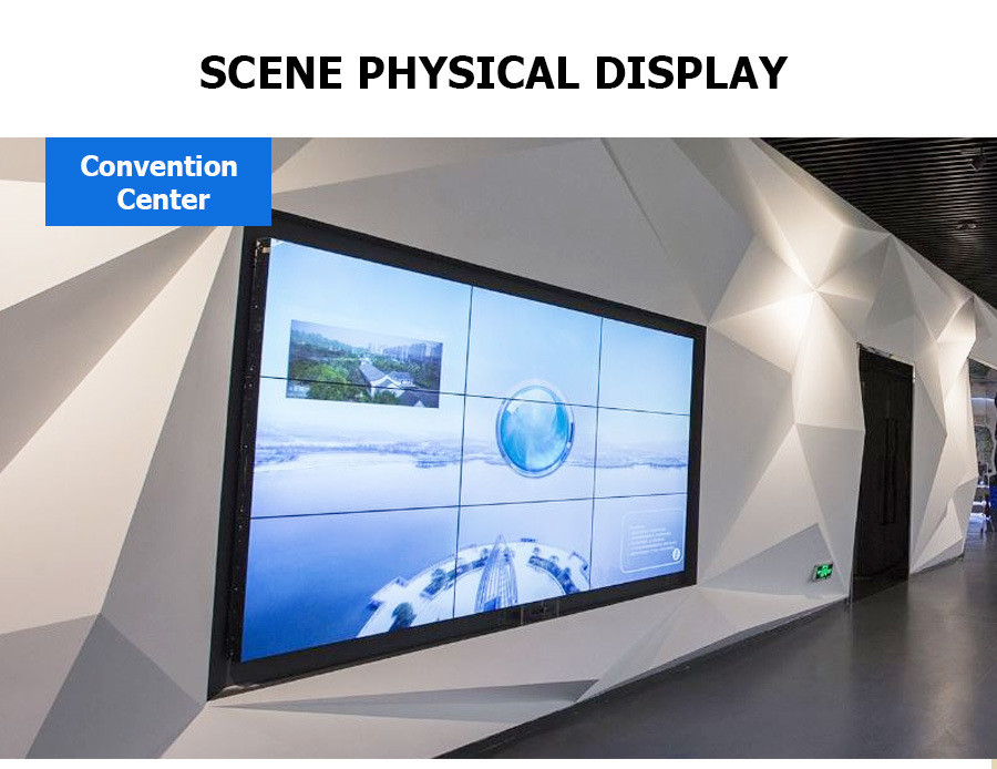Buy Indoor Digital Signage Stand Tv 4k Panel Mount Splicing Screen 2x2 ...