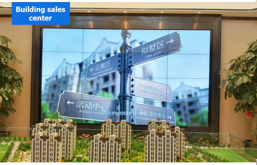 Buy Indoor Digital Signage Stand Tv 4k Panel Mount Splicing Screen 2x2 ...