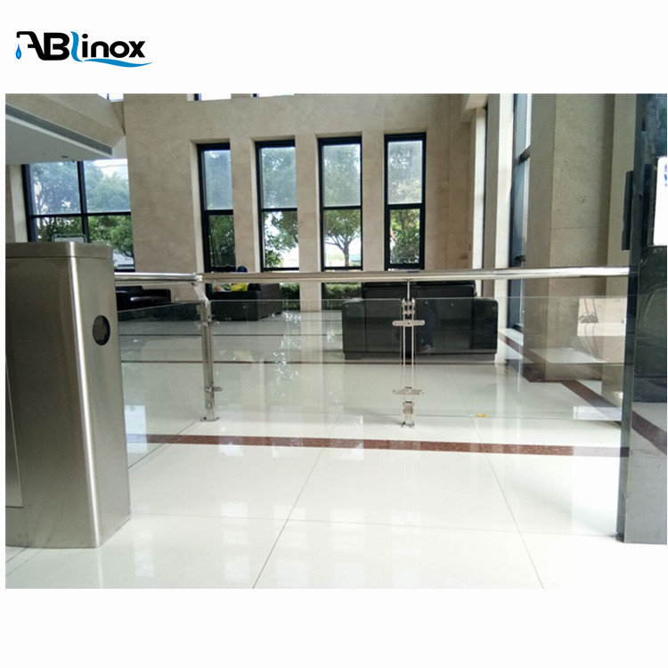 Buy Indoor Stair System Stainless Steel Column And Tempered Glass ...