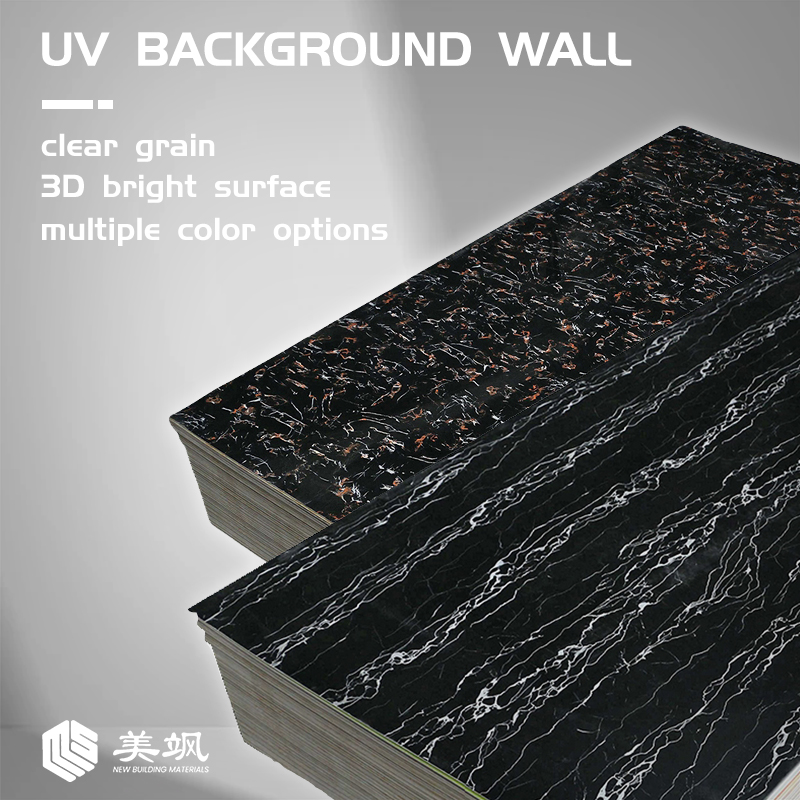 Buy Interior High Glossy Marble Pvc Sheets Carbon Slate Wall Panels For ...