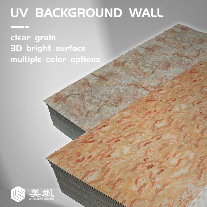 Buy Interior High Glossy Marble Pvc Sheets Carbon Slate Wall Panels For ...