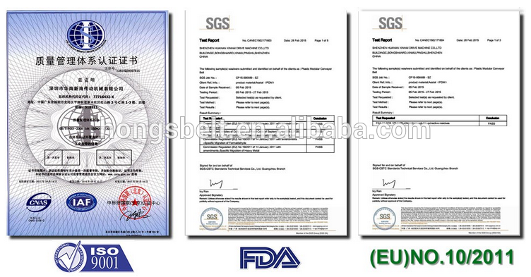 Buy Interlock Modular Plastic Belt For Metal Detector Conveyor from ...