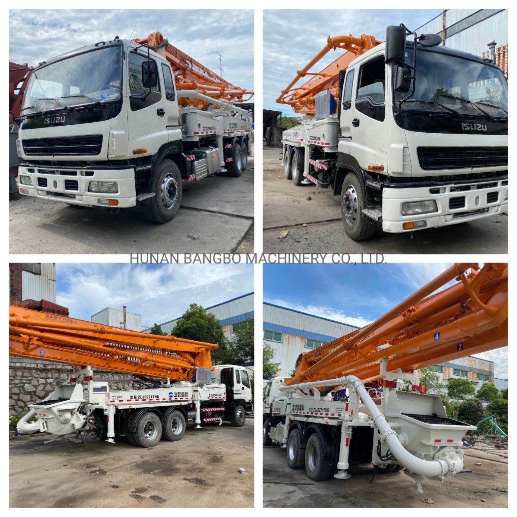 Buy Iso90001 Approved Used Cement Truck 37 Meters Concrete Pumping ...