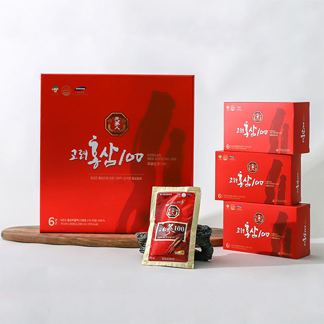 Buy Korean Red Ginseng Extract 100% Packet Drink Ginseng Soft Drink ...