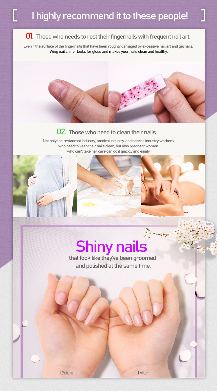 Buy Korean Wing Nanotechnology Nail Polish Shiner, Nail Shiner Tools ...