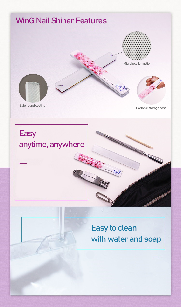 Buy Korean Wing Nanotechnology Nail Polish Shiner, Nail Shiner Tools ...