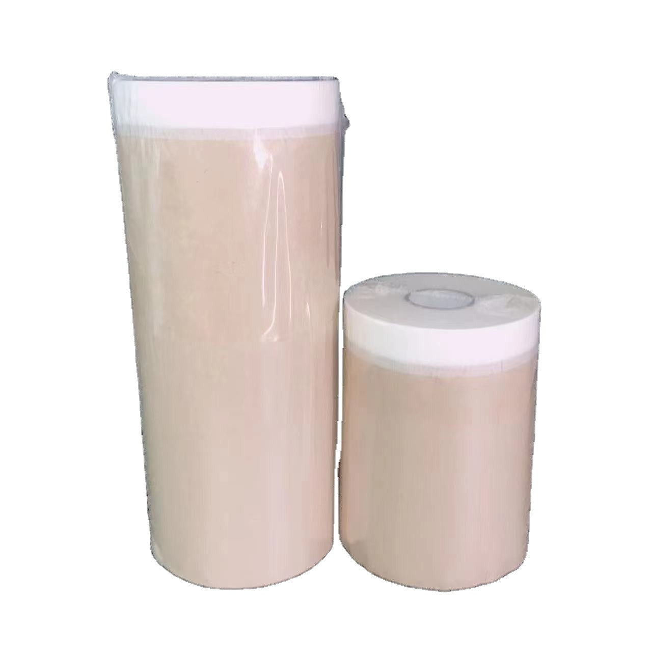 Buy Kraft Paper Pre Taped Masking Film Tape For Car Painting Supply ...