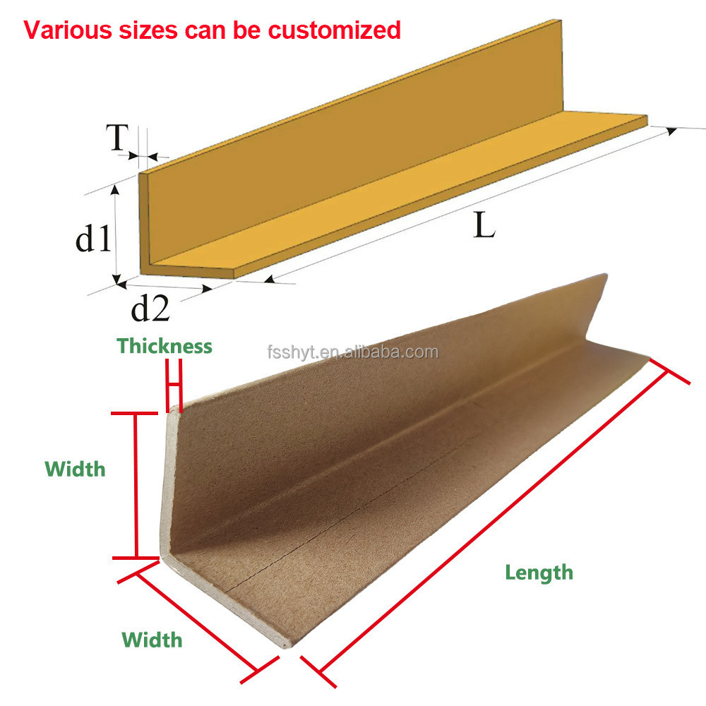 Buy L Shape Pallet Carton Edgeboard Paper Corner Prot Angl Corner Paper ...