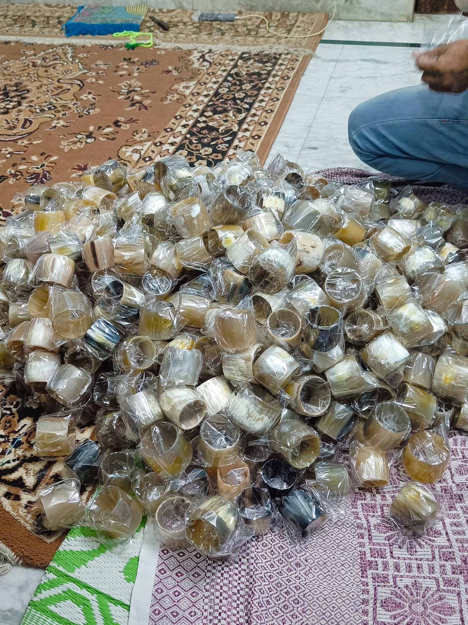 Buy Large Water Buffalo Horn Lyre Handle For Stickmaking from SMARK ...