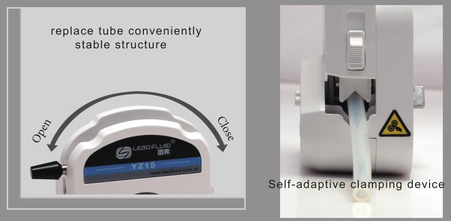 Buy Lead Fluid Yz15 Easy-load Peristaltic Pump Head Chemical Resist ...