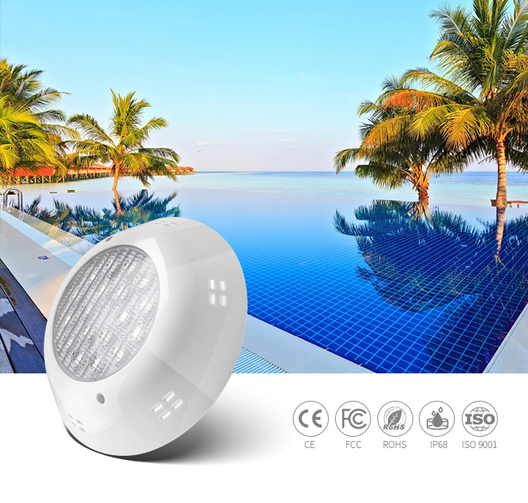 Buy Led 18w Color Changing Above In-ground Pool Light Underwater ...