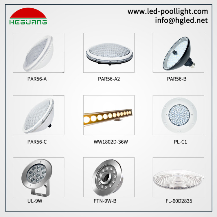 Buy Led 18w Color Changing Above In-ground Pool Light Underwater ...