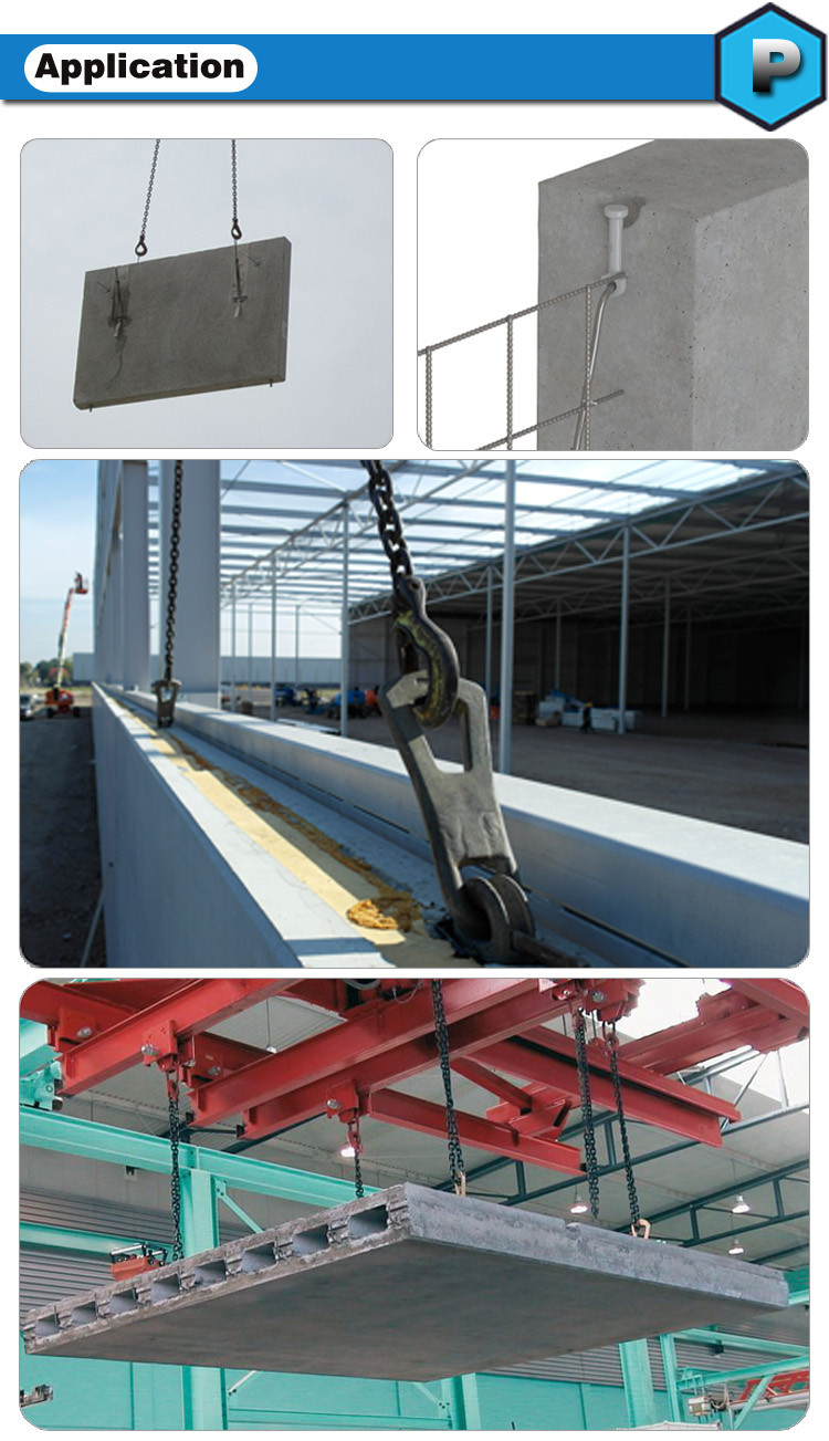 Buy Lifting Prefab Precast Concrete 5.0t Spread Erection Anchor from ...