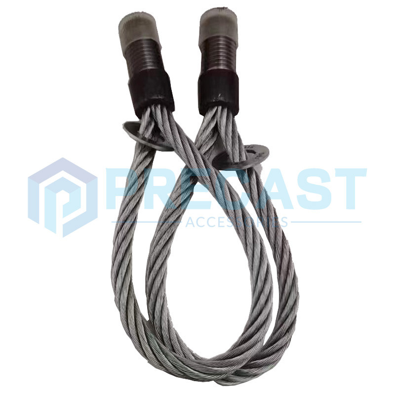 Buy Lifting Threaded Wire Rope Cable from Nanjing Precast Accessories ...