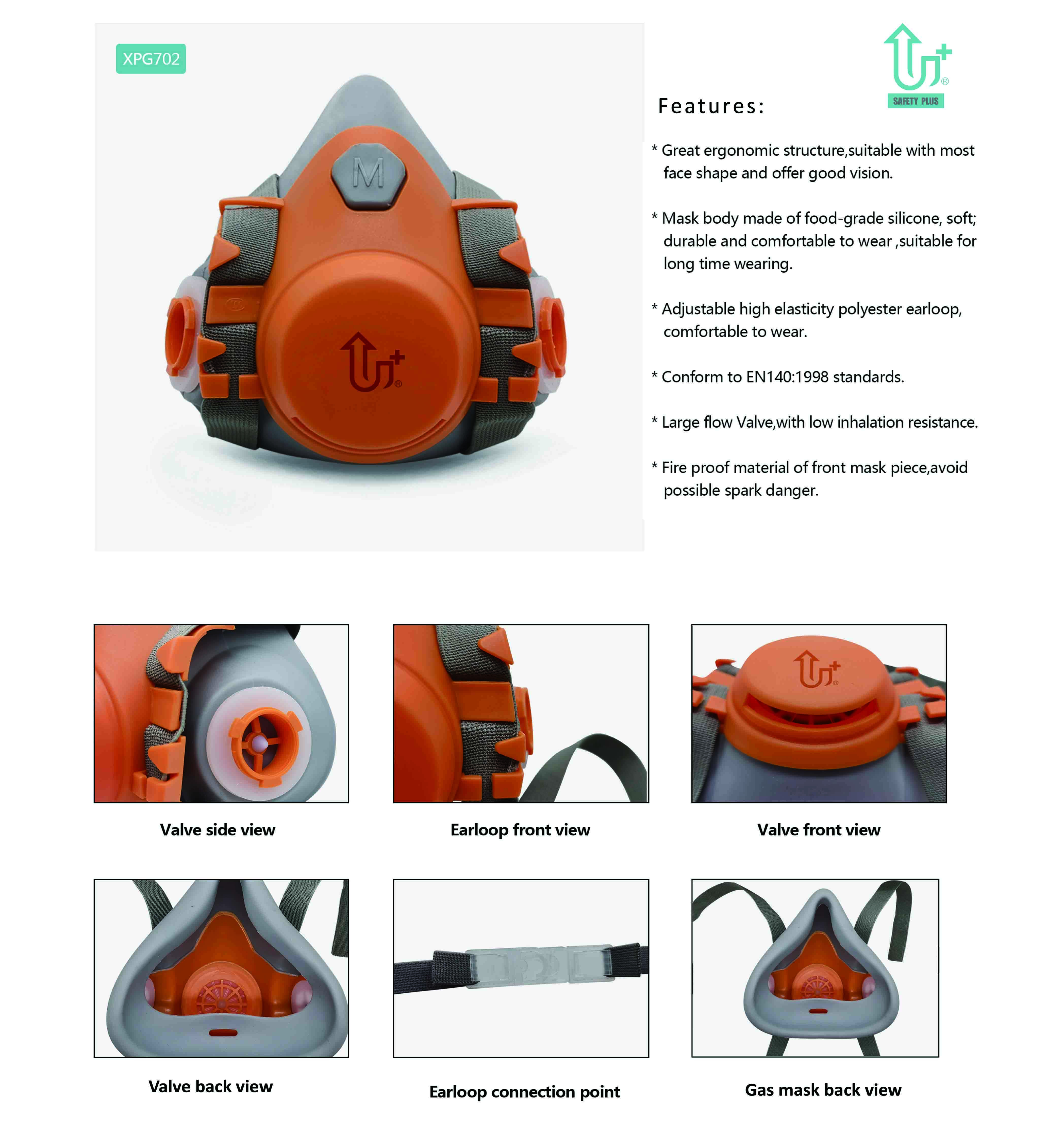 Buy Light Weight Full-facepiece Safety Air Pollution Respirator Mask ...