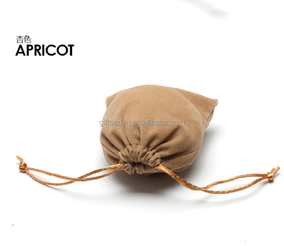 Buy Luxurious Red Velvet Velour Velveteen Drawstring Bag For Jewel ...