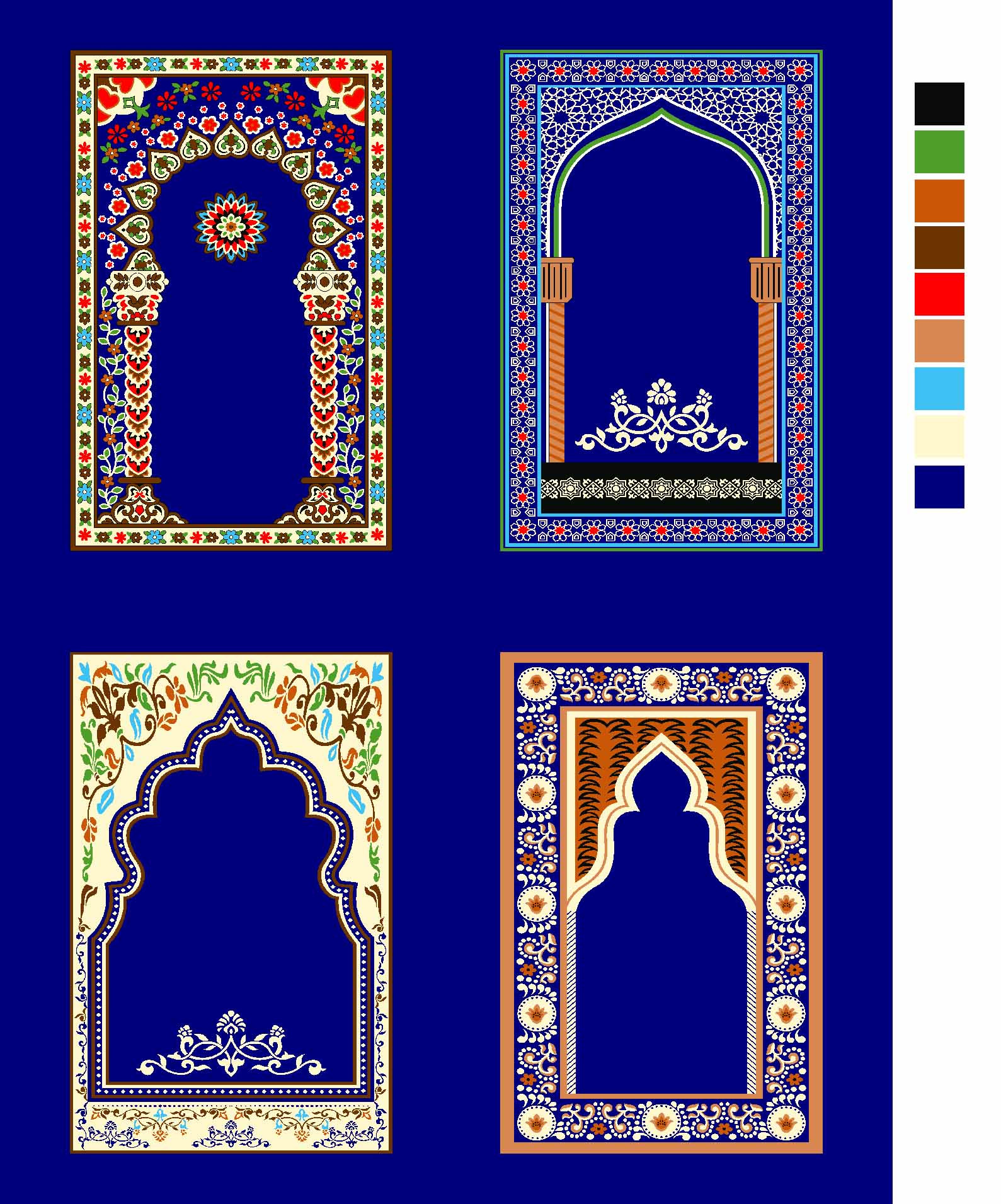 Buy Luxury Arabic Ramadan Islamic Sajadah Madina Foldable Travel ...