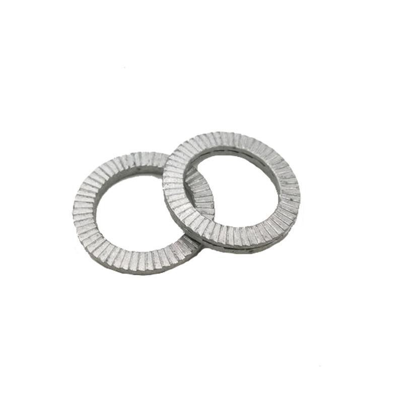 Buy M8 Metal Industrial Serrated Lock Conical Spring Washer from Handan ...