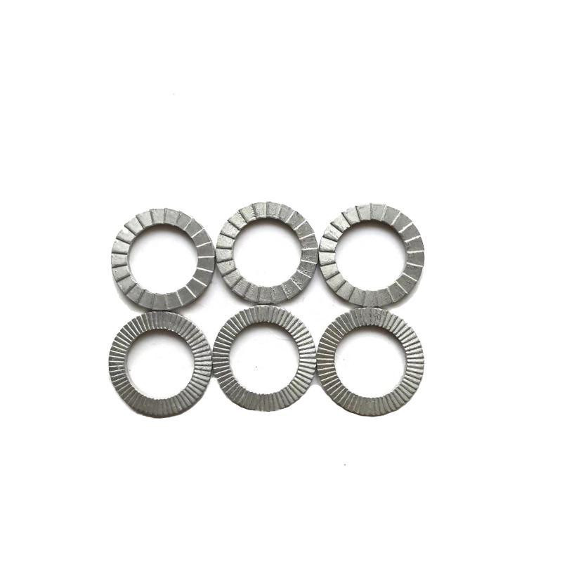Buy M8 Metal Industrial Serrated Lock Conical Spring Washer from Handan ...