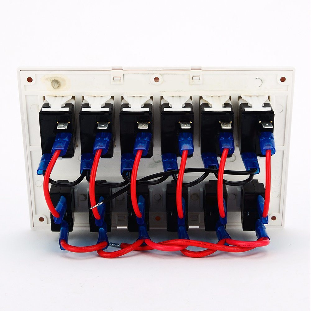 Buy Marine Boat White Rocker Switch Panel from Dongguan Maiyu ...