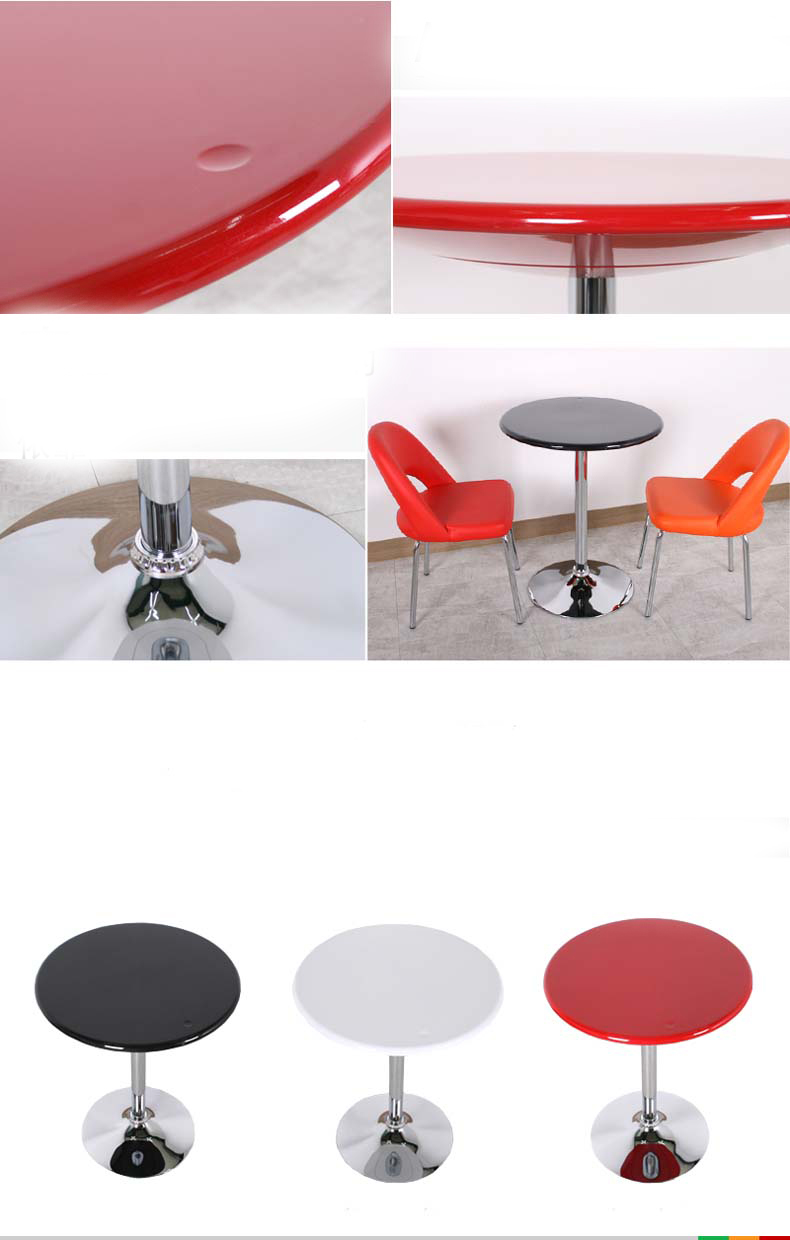 Buy Mdf Table-top Chromed Gas Lift And Base Height Adjustable Bar Table ...