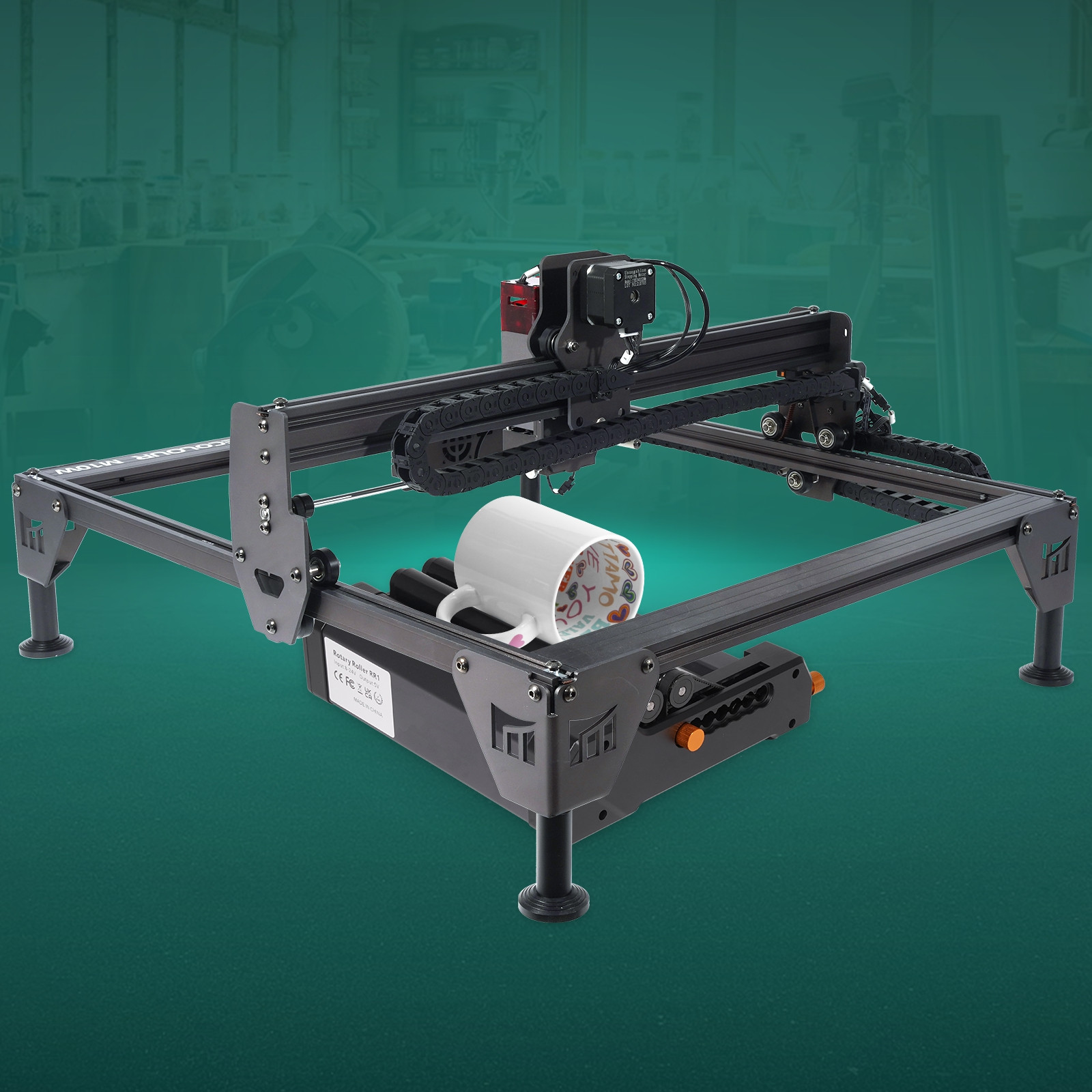 Buy Mecolour Roller Rotary Engraving Attachment For Laser Marking ...