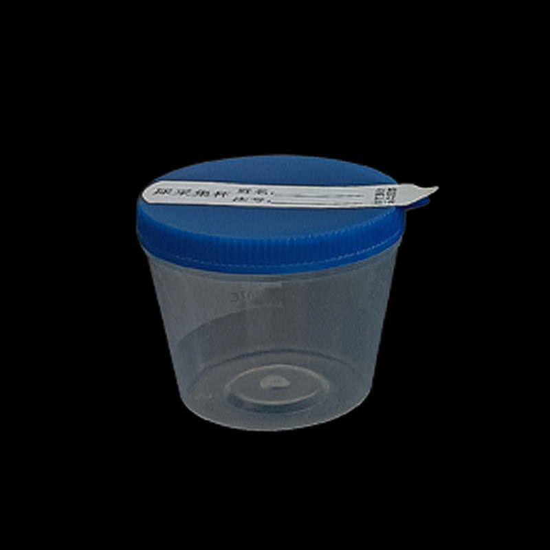 Buy Medical Disposable Labeled Urine Container Open Cover Sampling Cup ...