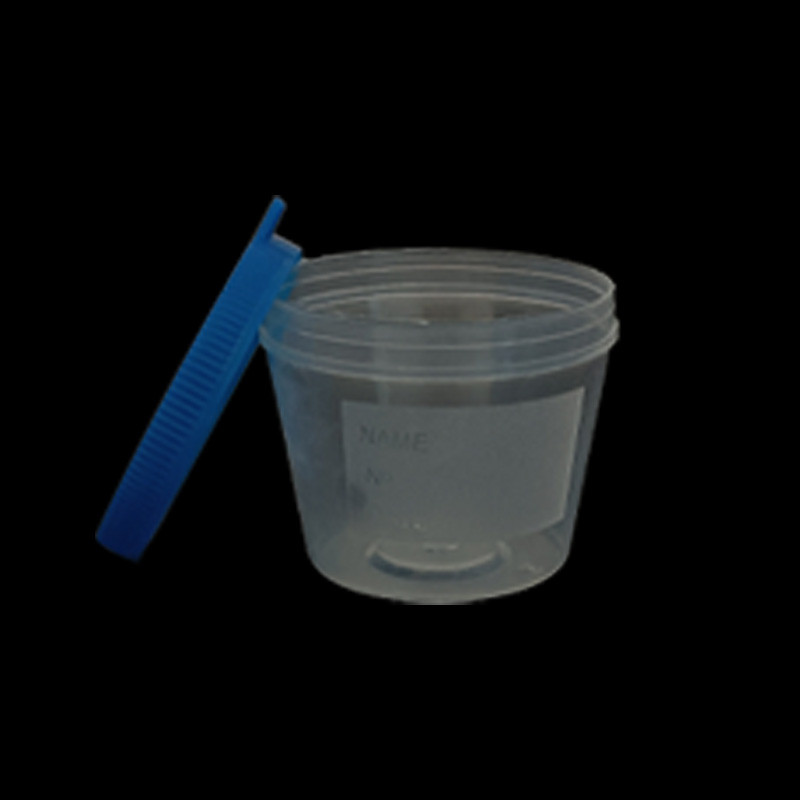 Buy Medical Disposable Labeled Urine Container Open Cover Sampling Cup ...