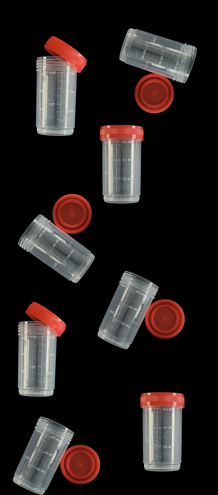Buy Medical Test Specimen Container Disposable Plastic Urine Container ...
