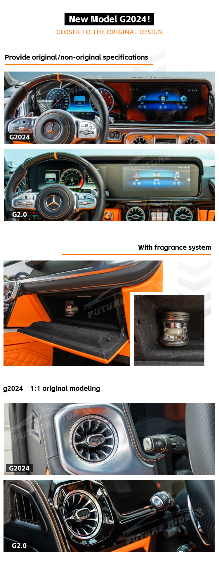 Buy Mercedes Benz G Class Interior Automotive Interior Parts For G ...