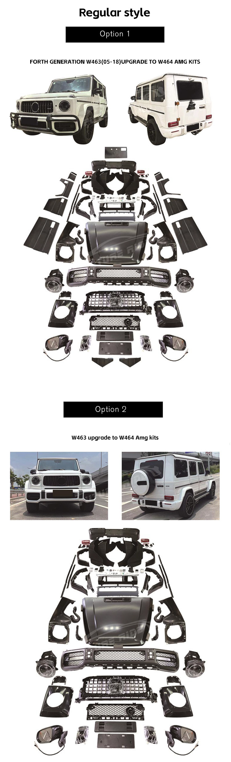 Buy Mercedes-g-class-body-kit G Class Body Kit Upgrade For Mercedes G ...