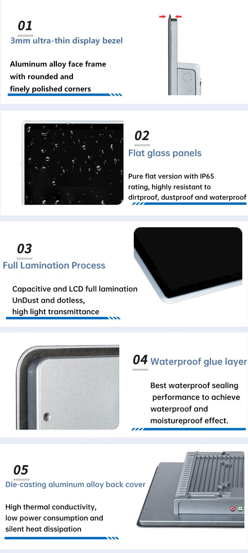 Buy Metal Case 17inch Touchscreen Monitor Ip65 Industrial Lcd Monitor ...