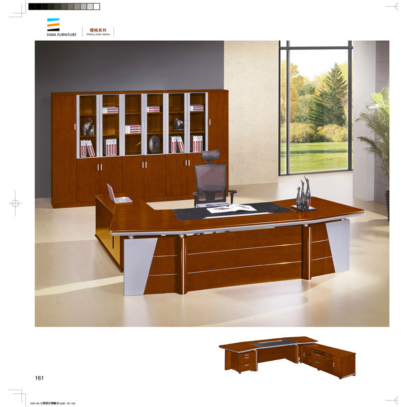 Buy Modern Mdf Painting L Shaped Boss Ceo Manager Office Desk Executive ...
