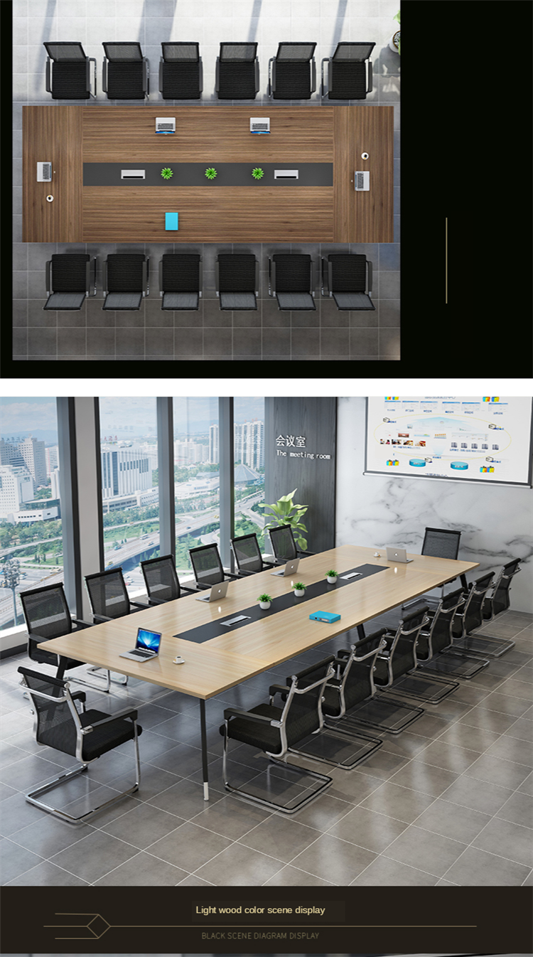 Buy Modern Minimalist Office Furniture Large Conference Long Table ...