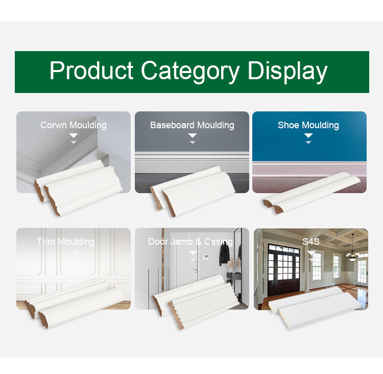 Buy Modern Wavy Wooden Door Frame Skirting Cornice Moulding Ceiling ...