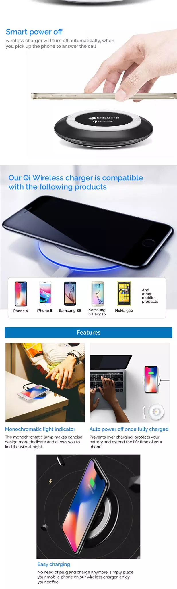 Buy Most Popular Fast Charging Wireless Power Wireless Car Charger from ...