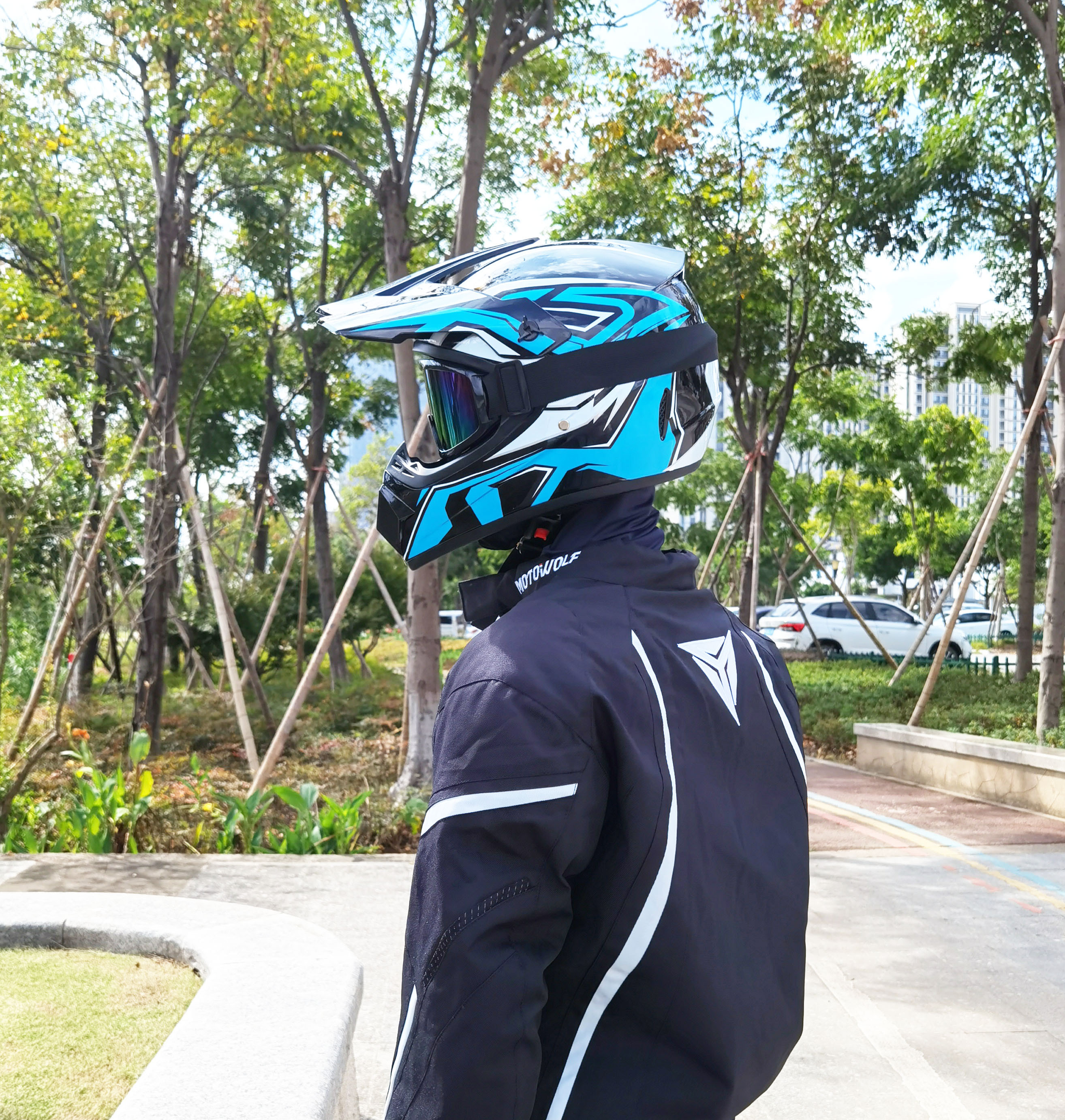 Buy Motor 2024 Factory Racing Crash Helmet Four Season Full Face ...