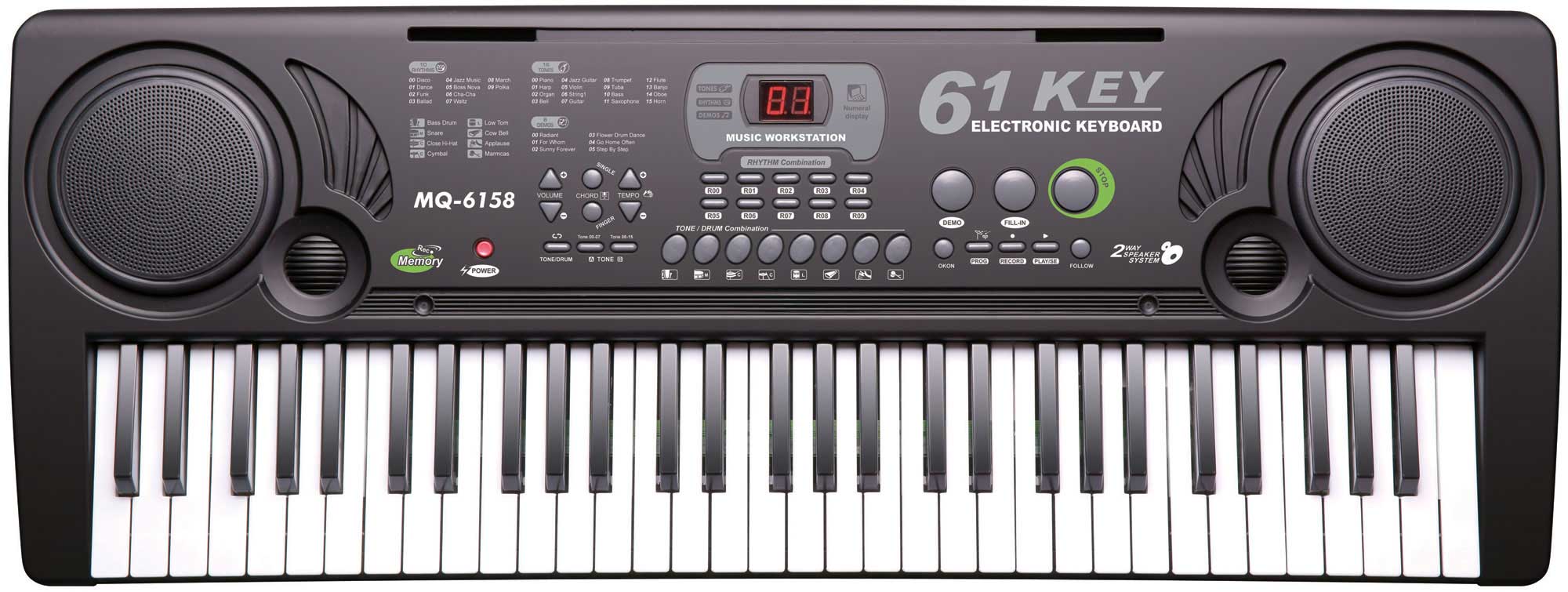 Buy Mq 61 Key Popular Musical Instruments Keyboard Kids Toys Electronic ...