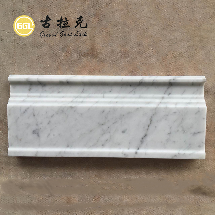 Buy Natural Marble 12 Skirting Baseboard Trim Molding Honed Kitchen ...