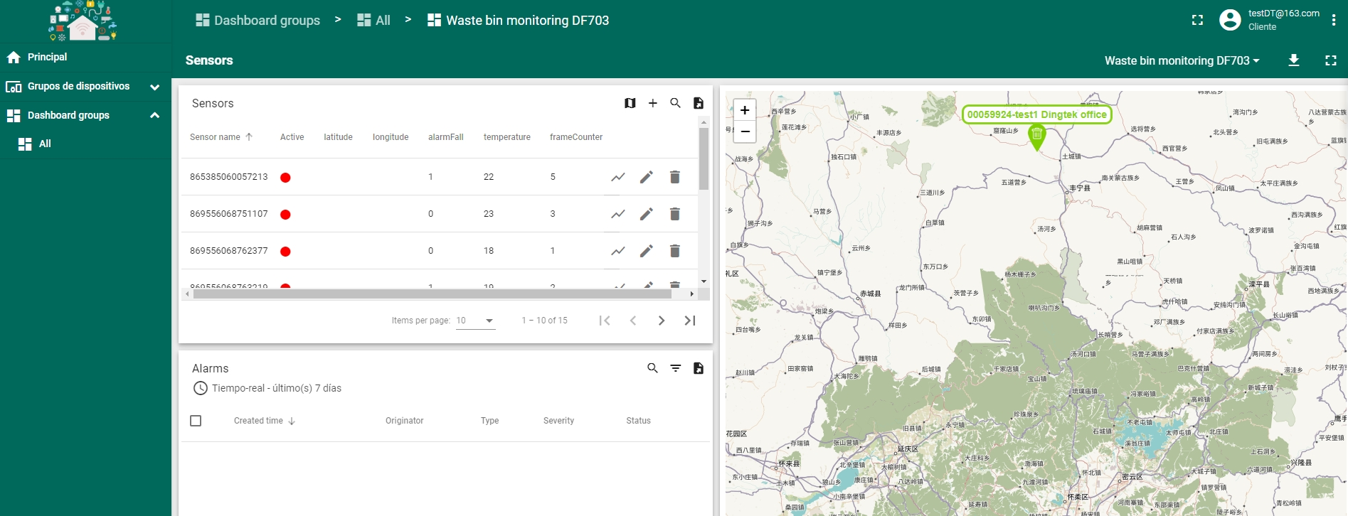 Buy Nb-iot Trash Can Monitor Ultrasonic Distance Detector Smart Dustbin ...
