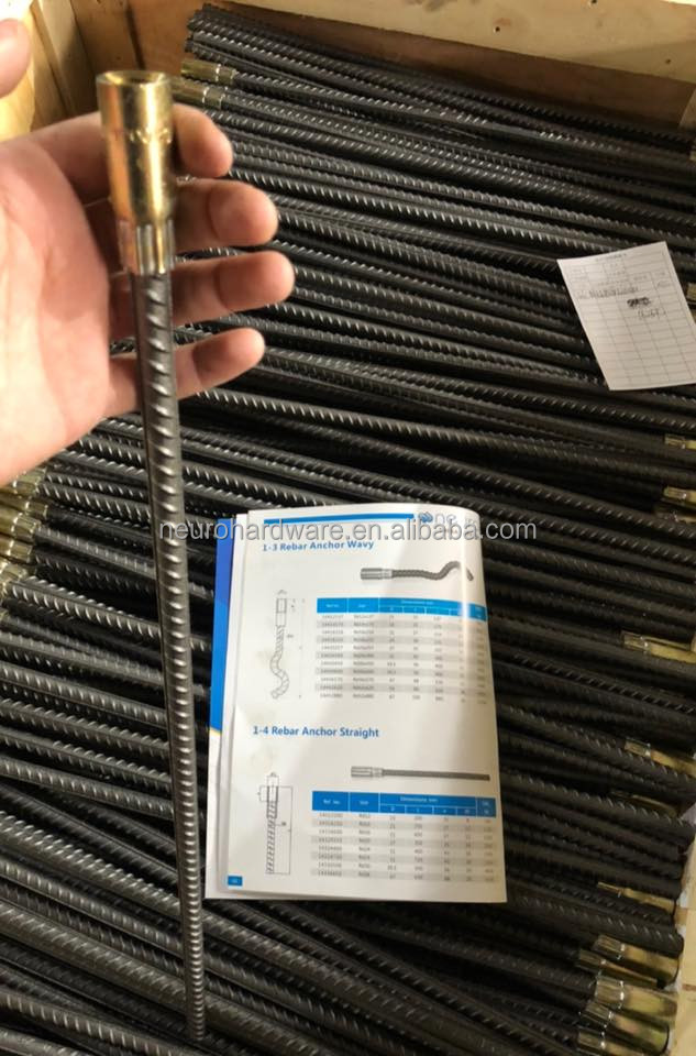 Buy Neuro Precast Concrete Threaded System Rebar Anchor Straight ...