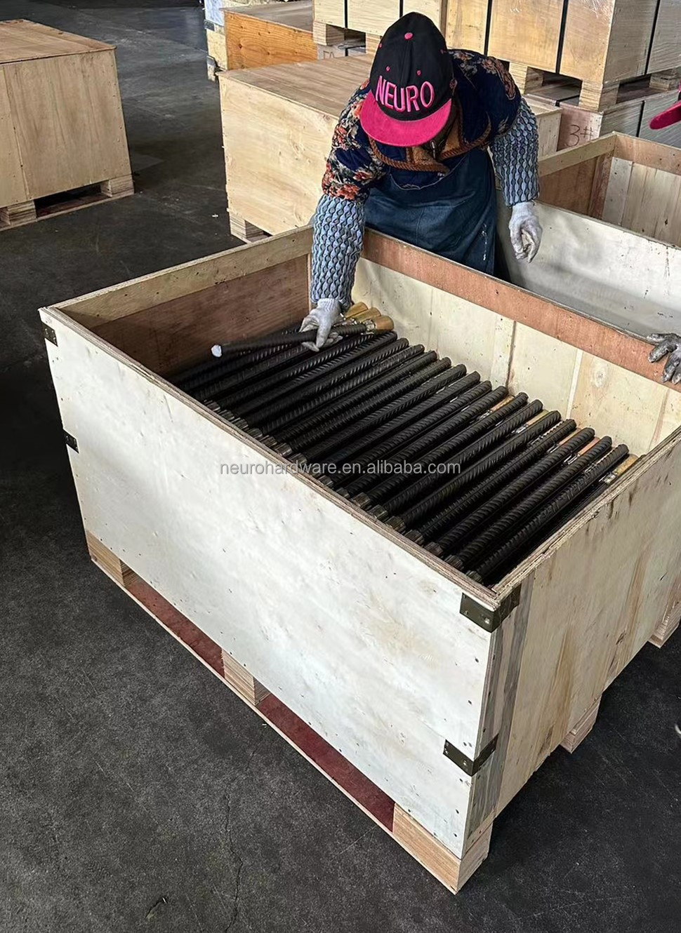 Buy Neuro Precast Concrete Threaded System Rebar Anchor Straight ...