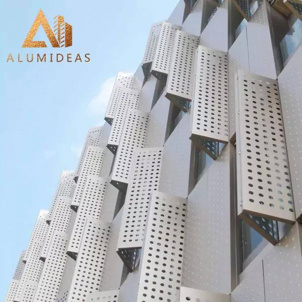 Buy New Design Aluminium Perforated Facade Panels Decorative Metal ...