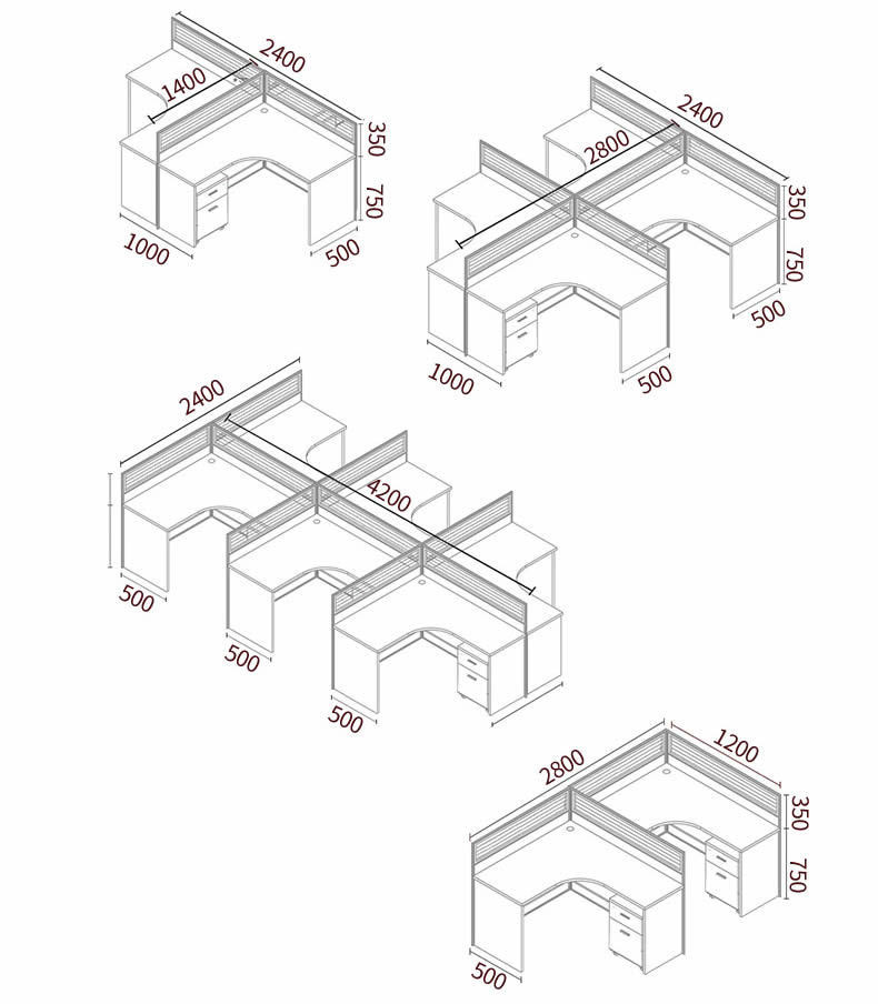 Buy Office Furniture Secretary Office Table from Foshan Sima Furniture ...