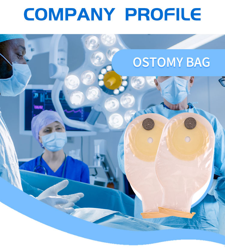 Buy One Piece Drainable Disposal Non-woven Fabric Stoma Bag Ostomy ...