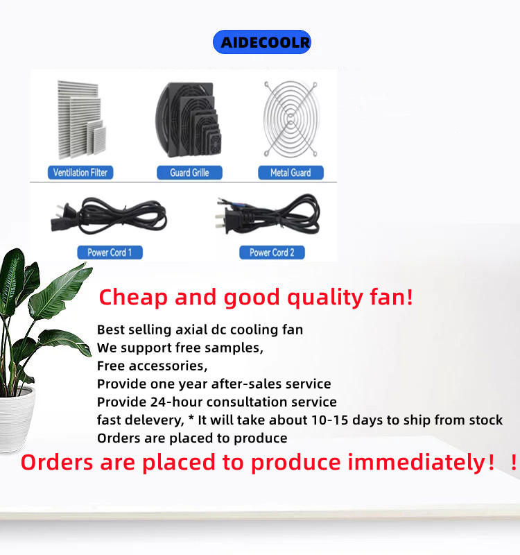 Buy Original Aidecoolr Dc Axial Fan 120*120*25 Axial Brushless Dc ...