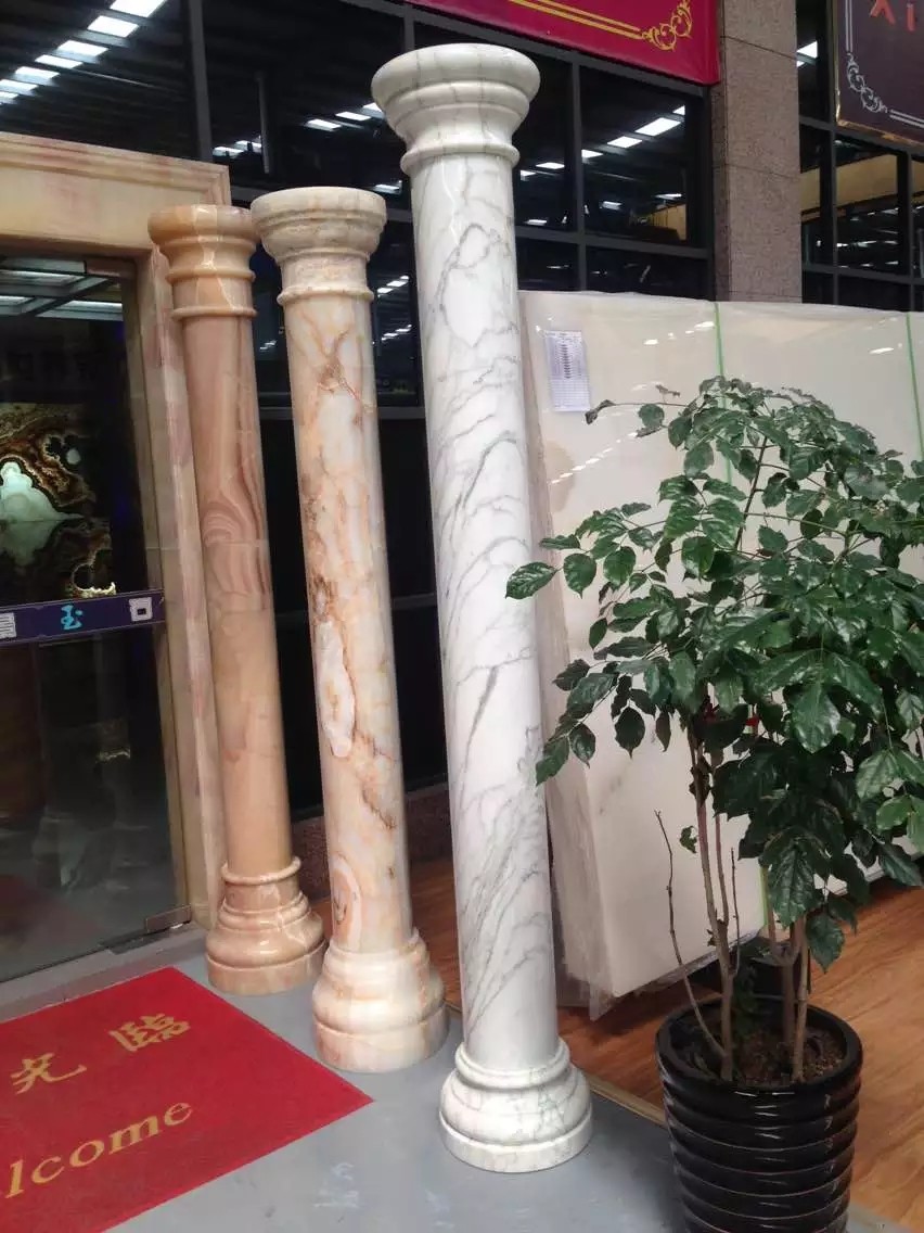 Buy Outdoor Decorative Pillars For Homes Pillar Design Stone Roman ...
