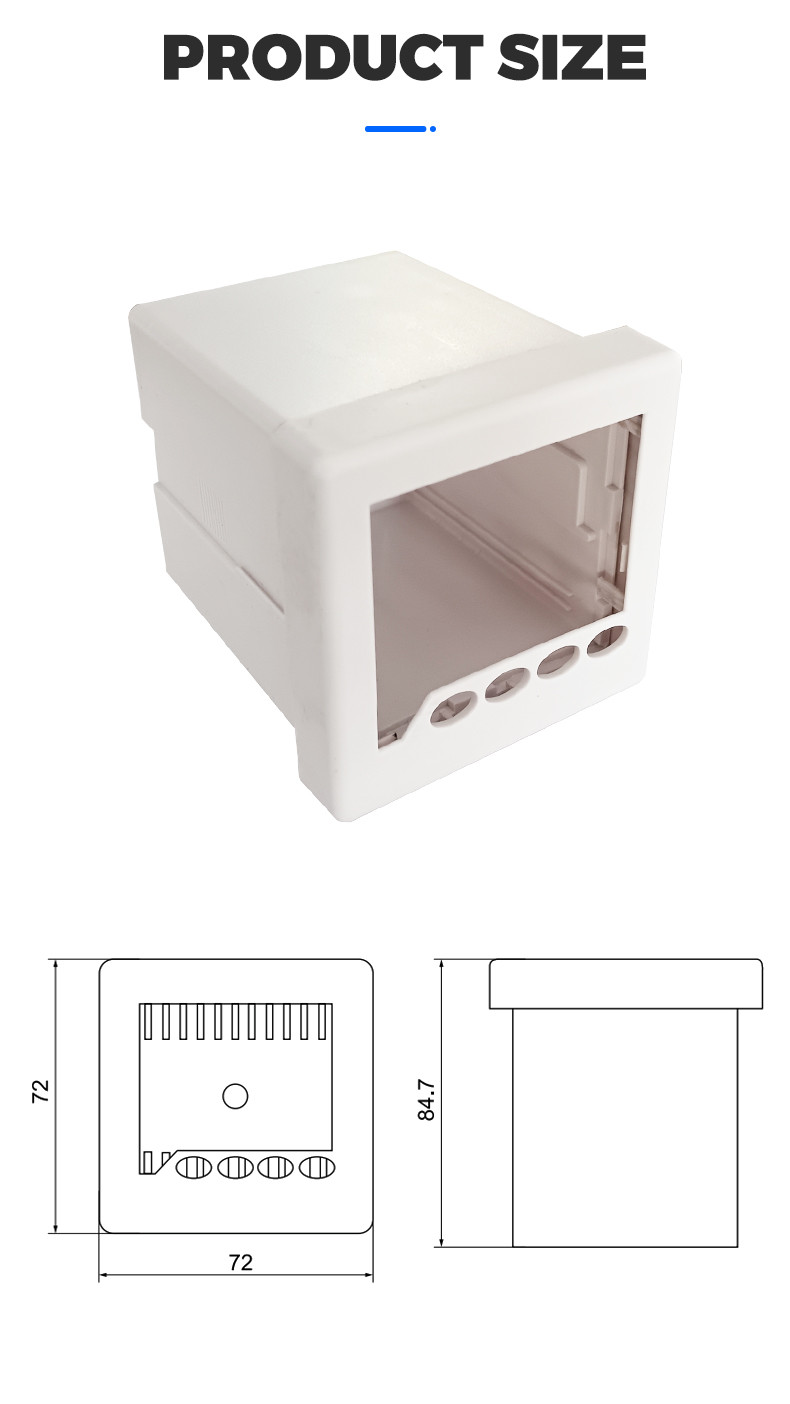 Buy Plastic Enclosure Digital Panel Meter Enclosures Factory Customized ...