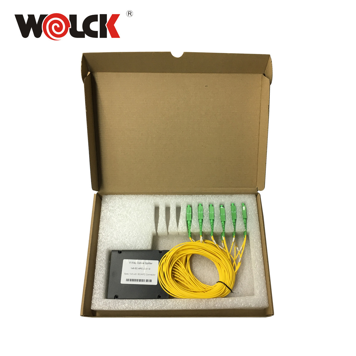 Buy Plc Splitter Box Optical Fiber Cable Splitter Sc Apc Connectors ...